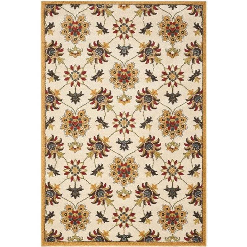 Safavieh Newbury Ivory Floral Rug - 8' x 10' | eBay