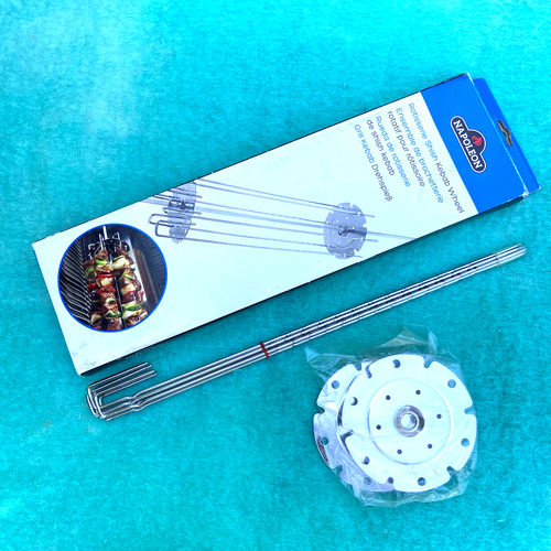 Napoleon Gourmet Grills Rotisserie Shish-Kebab Wheel Skewer Set 64007 ...