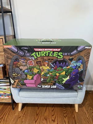NECA TMNT SEWER LAIR Home Base Figure Teenage Mutant Ninja Turtles ...