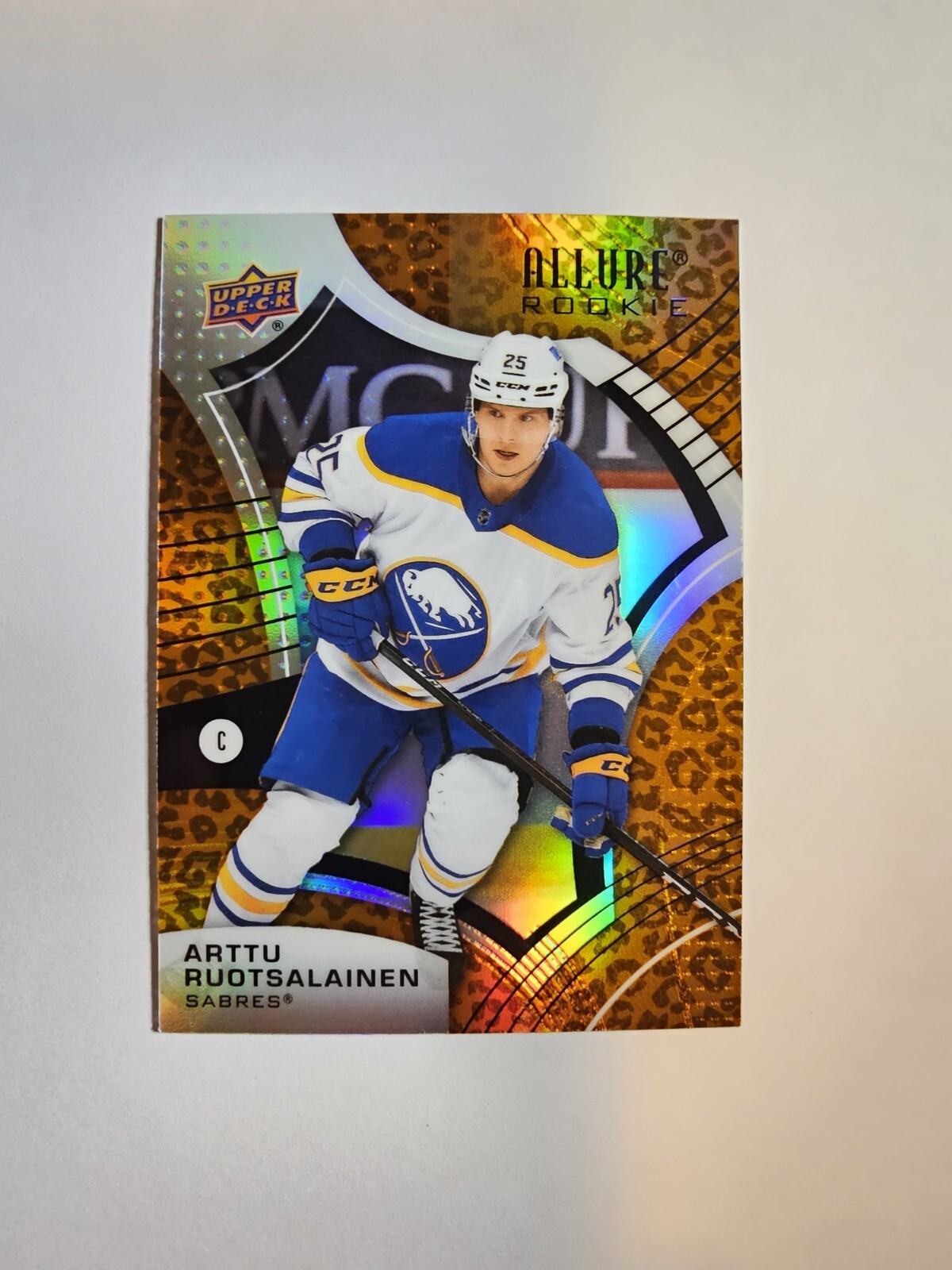 ARTTU RUOTSALAINEN 2021-22 Upper Deck Allure Leopard Parallel Rookie ...