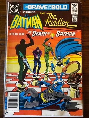 1981 Brave and the Bold #183 BATMAN and THE RIDDLER 5.5 FINE- | eBay