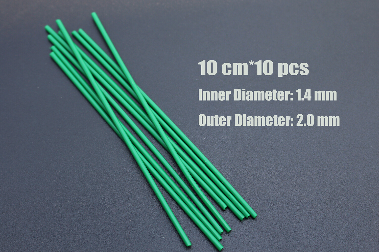 2m/lot Green Plastic Tube Kit PE PVC Tube Fly Tubing Clear Fly Tying ...