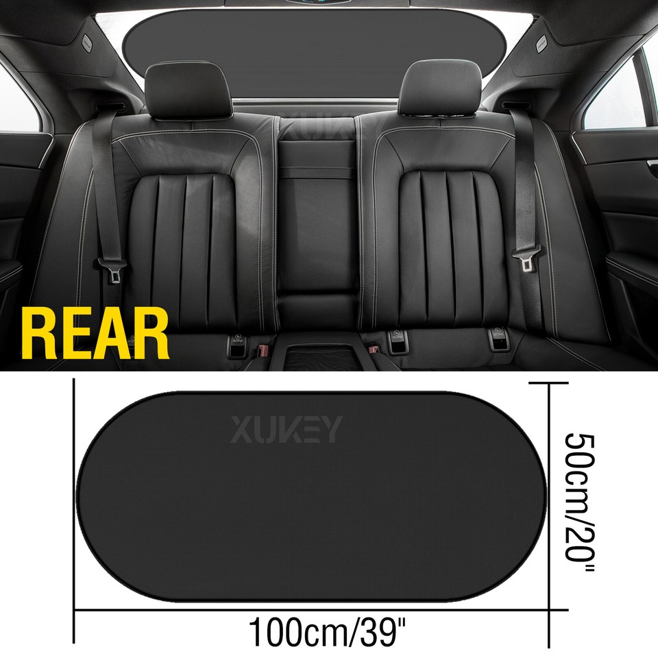 Rear Window Screen Sun Shade Mesh Cover Windshield Sunshade Visor Block ...