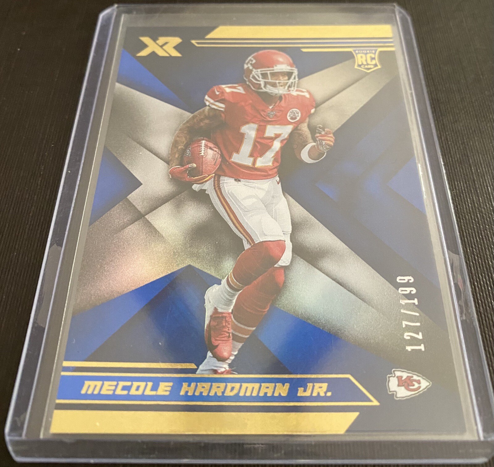 🔥🔥 #127/199 MECOLE HARDMAN JR. ROOKIE 🔥🔥 2019 XR - BLUE PARALLEL | eBay