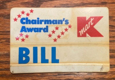 Kmart Chairman's Award Name Badge | eBay