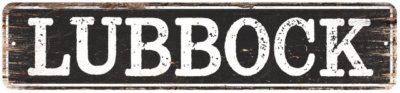 LUBBOCK Personalized Chic Name Texas Sign Home Decor Cities 4x18 ...