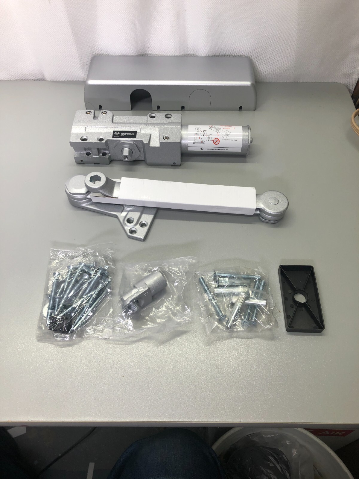 Hager 5100 Par Adj I-6 Alm Hdcs Bf Stk 130962 Look Door Closer - Ship Damage #1 | eBay