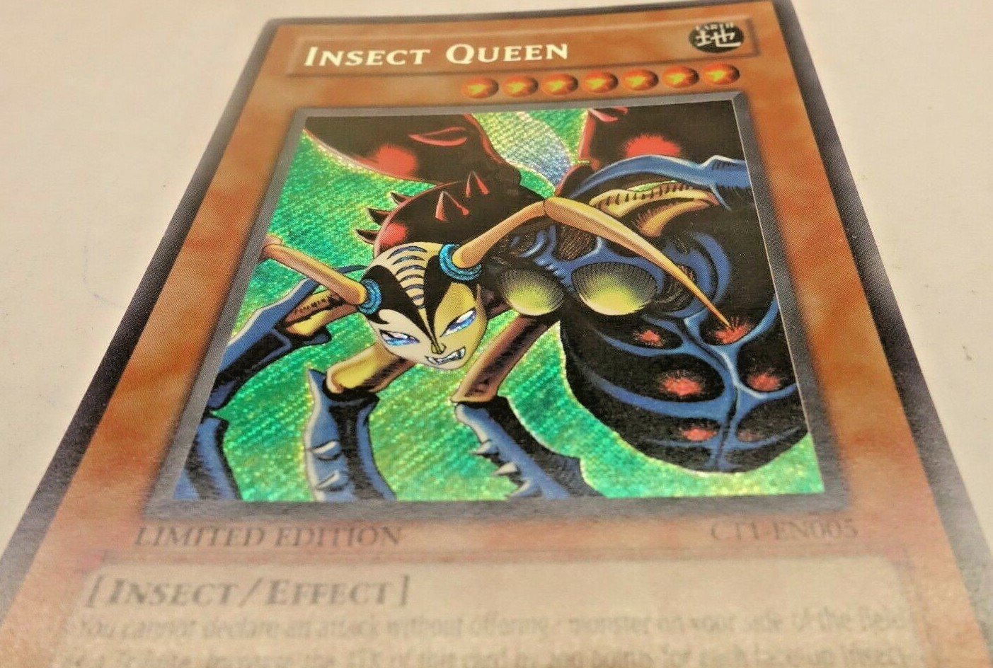 YUGIOH INSECT QUEEN LIMITED EDITION CT1-EN005 CARD | eBay