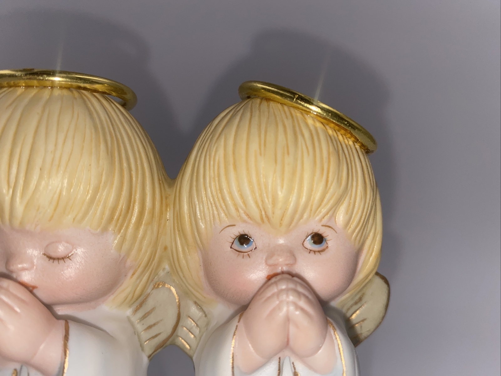 Vintage Three Praying Angels Ceramic Figurines Enesco | eBay