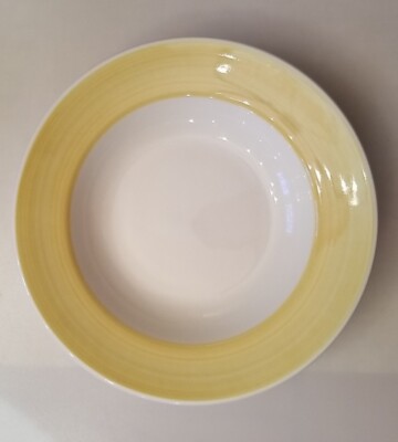 Vintage Restaurant Ware Pottery by REGO White with Painted Yellow ...