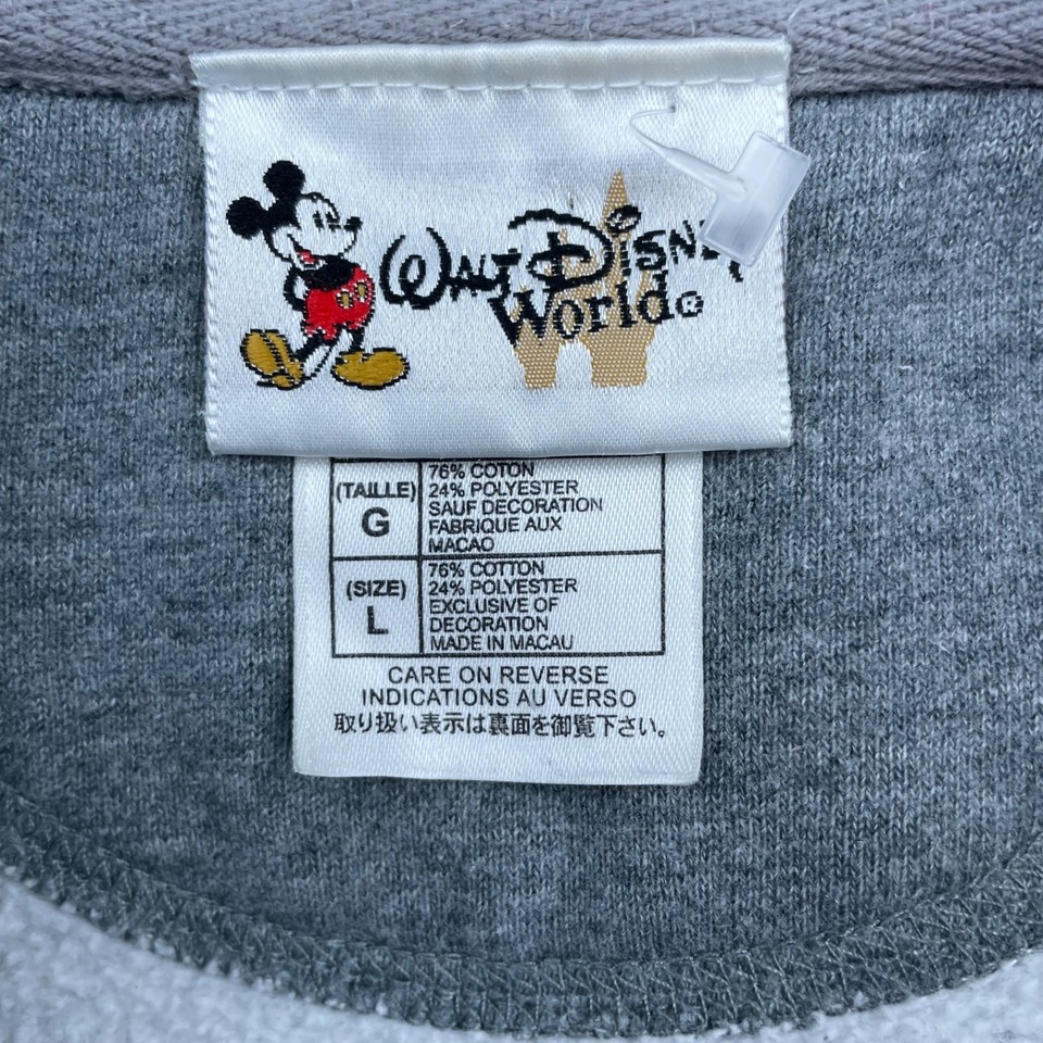 VTG Walt Disney World Grumpy "Pump Up The Grump" Sweatshirt Gray • Large | eBay