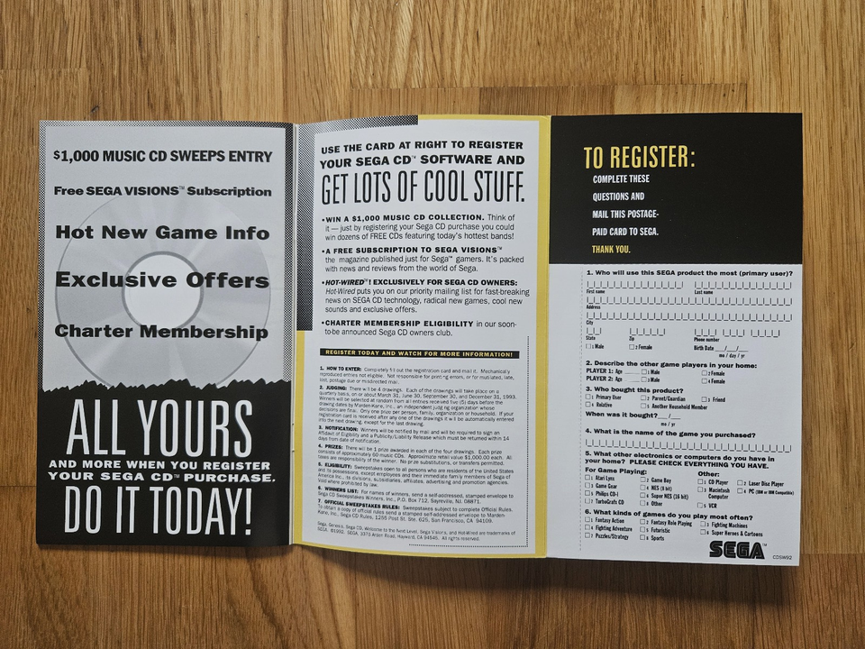 SEGA MEGA CD BATMAN RETURNS NTSC USA USED IMPORT MD US GOOD CONDITION ...