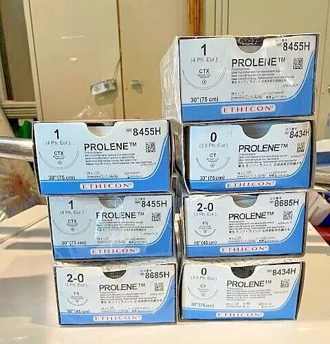 Ethicon Prolene Bundle CT, CTS, FX (7 Box Bundle - For Training Use) | eBay