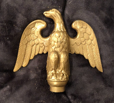 GOLD COLORED ANTIQUE EAGLE FLAG TOPPER | eBay