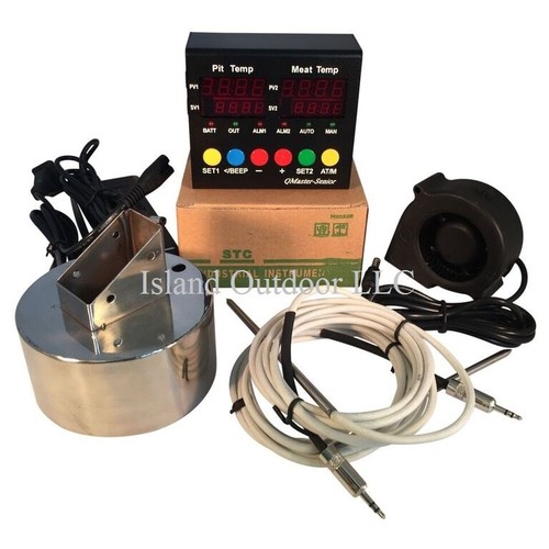 ATC Q master Temperature Weber Smokey Mountain BBQ Draft pit Controller ...