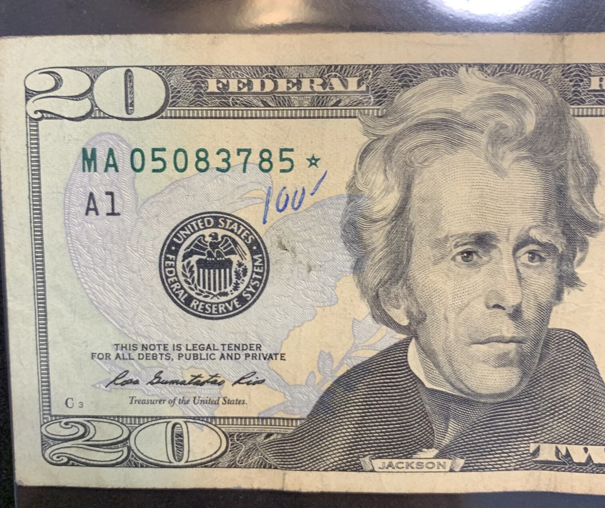 Rare 20 Dollar Bills