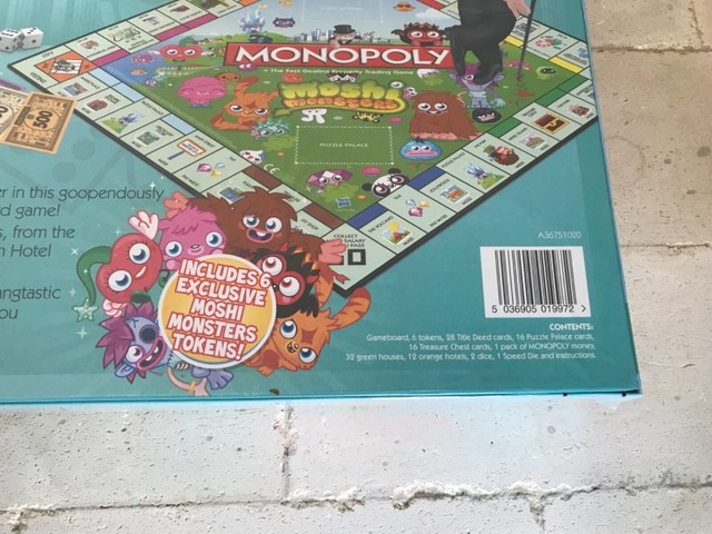 Moshi Monsters Edition MONOPOLY Board Game by Hasbro for sale online | eBay