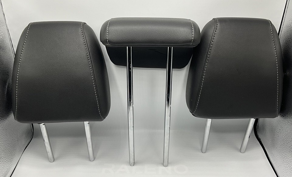 2013-2019 FORD ESCAPE REAR 2ND ROW BLACK HEADREST SET LEATHER OEM ...