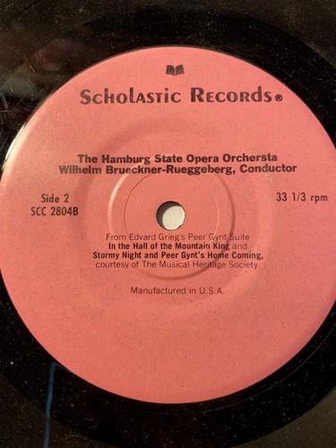Scholastic Records Hamburg State Opera Orchestra 45 RPM | eBay