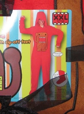 XL or 2XL Fleece DOMO Officially Licensed Adult Hooded Footed Pajamas ...