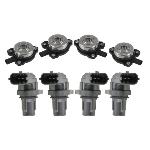 OEM 4 Engine Camshaft Position Sensors & 4 Adjuster Magnet Kit For ...
