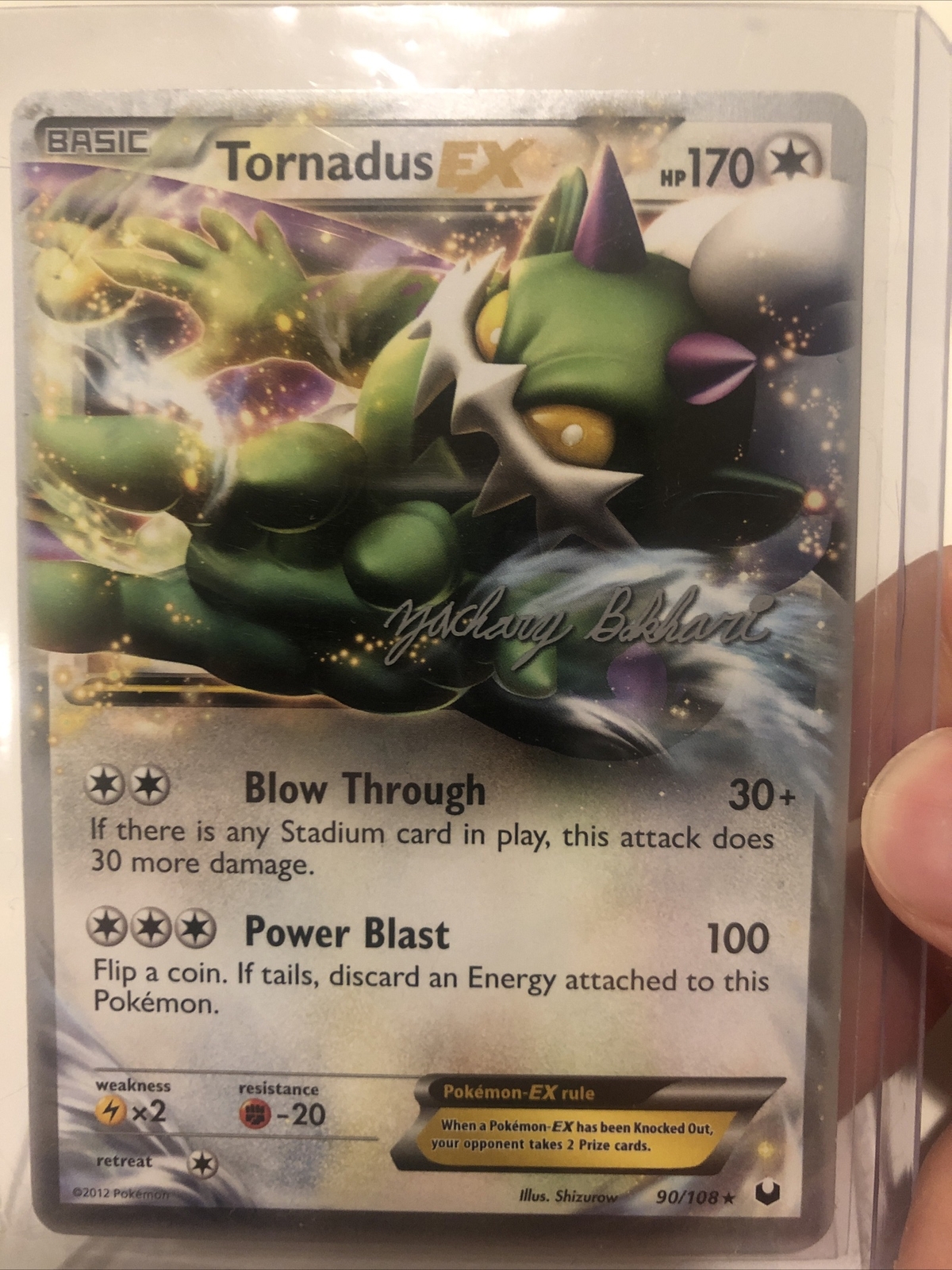 Pokémon TCG Tornadus-EX Dark Explorers 90/108 Regular Holo Rare EX for ...