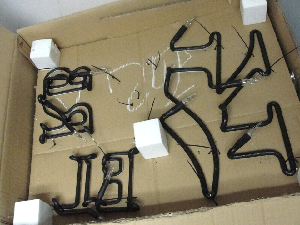 KORBEL CHAMPAGNE NEON SIGN REPLACEMENT PARTS REPAIR GLASS TUBE UPPER K ...