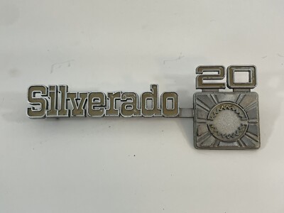 1975 - 1980 Chevrolet Chevy Silverado 20 Truck Emblem OEM | eBay