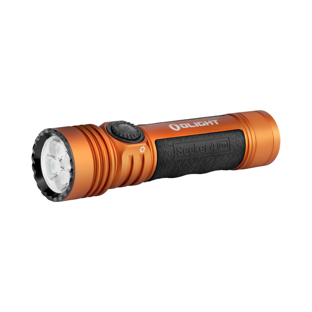 OLIGHT Seeker 4 Pro Rechargeable Flashlights with USB C Holster Orange ...