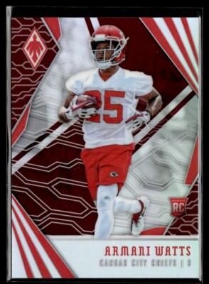 2018 Panini Phoenix Maroon Armani Watts Rookie /299 Kansas City Chiefs ...