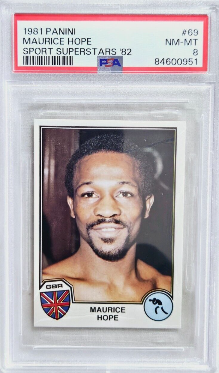 1981 Panini Sport Superstars #69 Maurice Hope Rookie Card RC PSA 8 NM ...