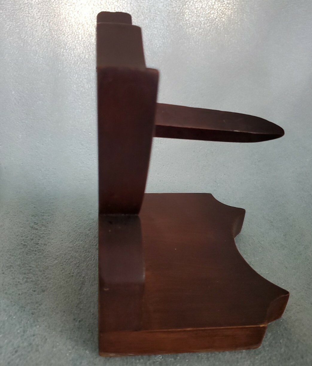 Vintage Wood & Sword BOOKENDS w/ Dagger, Knife Blade, Fantasy Knight ...