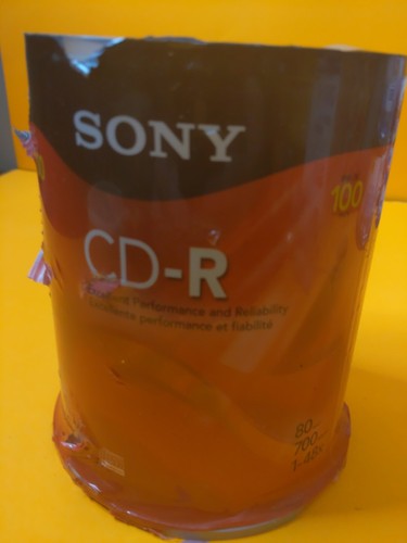 Sony CD-R 700MB Storage Media Discs - Pack of 100 27242604353 | eBay