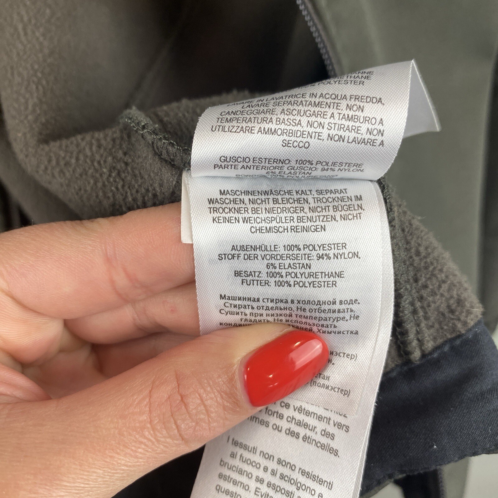 Men’s dark gray Ascender Softshell Jacket fleece lined jacket size ...