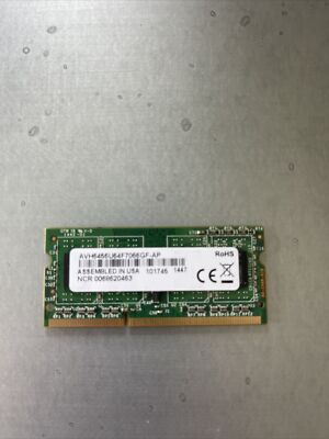 NCR Avant Tech 1 x 2GB - SODIMM DDR3 MEMORY AVH6456U64F7066GF-AP PC3 ...