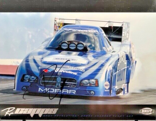 VRHTF NHRA COOL "SIGNED RON CAPPS BRUT BY FABERGE' DSR NITRO FUNNY CAR ...