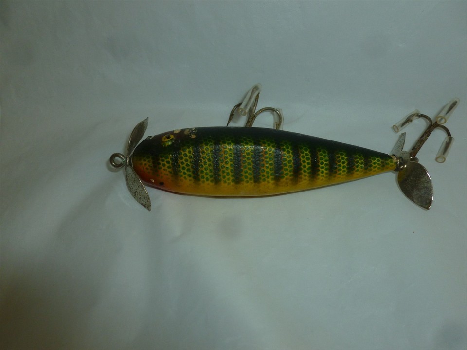 Vintage 3-1/2 Inch Wood Creek Chub Injured Minnow Fishing Lure Lot P ...
