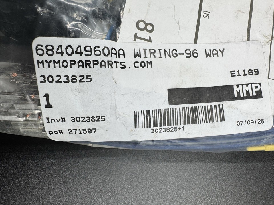 Genuine Mopar Wiring Kit 68404960AA | eBay