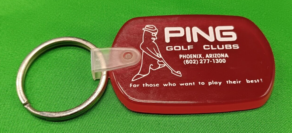 Ping Golf Key Chain ''For Those Who Want To Play Their Best" Red | eBay