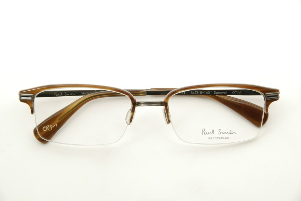 Rare Authentic Paul Smith Samwell OT/A 54mm Olive Tortoise Frames ...