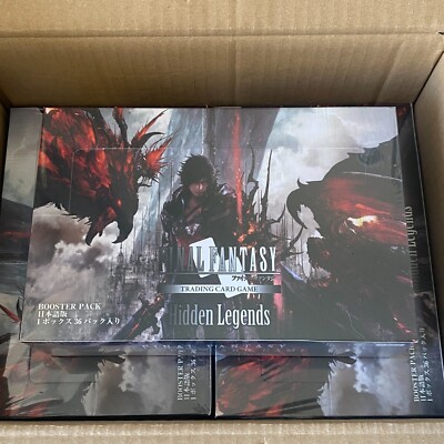Final Fantasy Hidden Legends Booster Pack Box FFTCG Sealed Unoponed ...