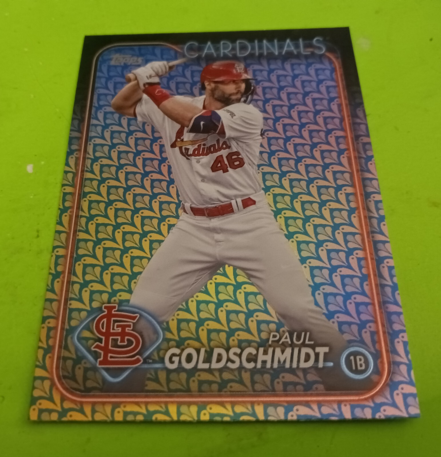 2024 Paul Goldschmidt Topps Easter Egg Holiday Foil #46 St. Louis ...