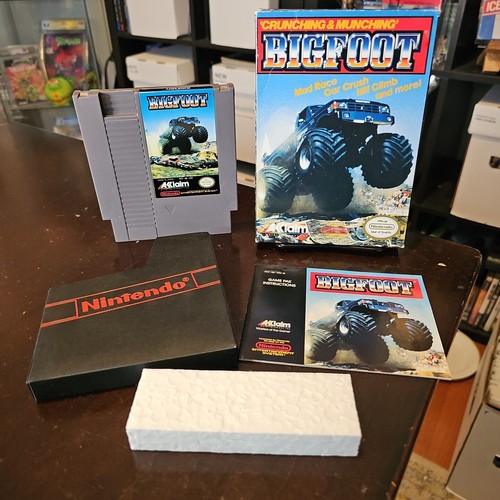 Bigfoot Original Nintendo NES Game Complete In BOX CIB Tested Working ...