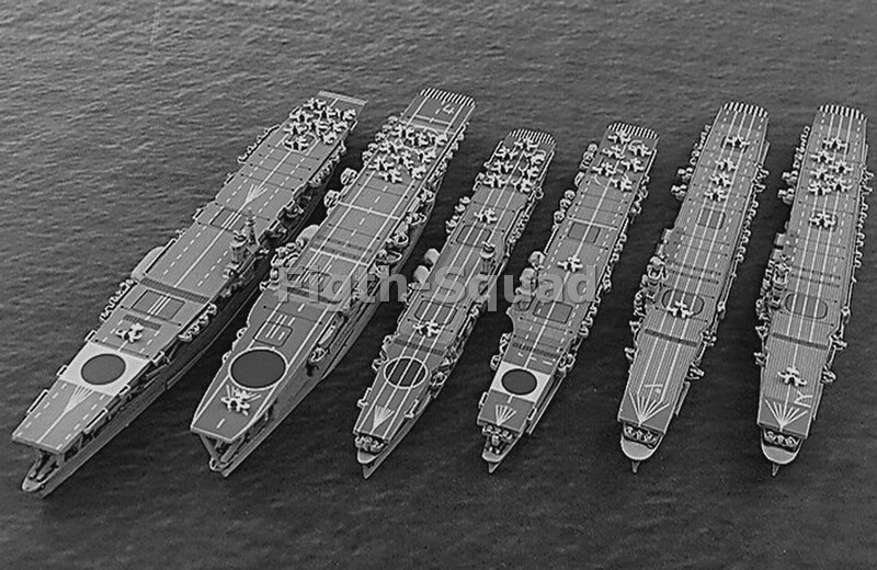 WW2 Picture Photo Japan Carriers Akagi Kaga Soryu Hiryu Shokaku Zuikaku ...