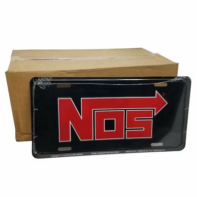 NOS Red - Metal Stamped Novelty Gift License Plate - 100 pack BULK | eBay