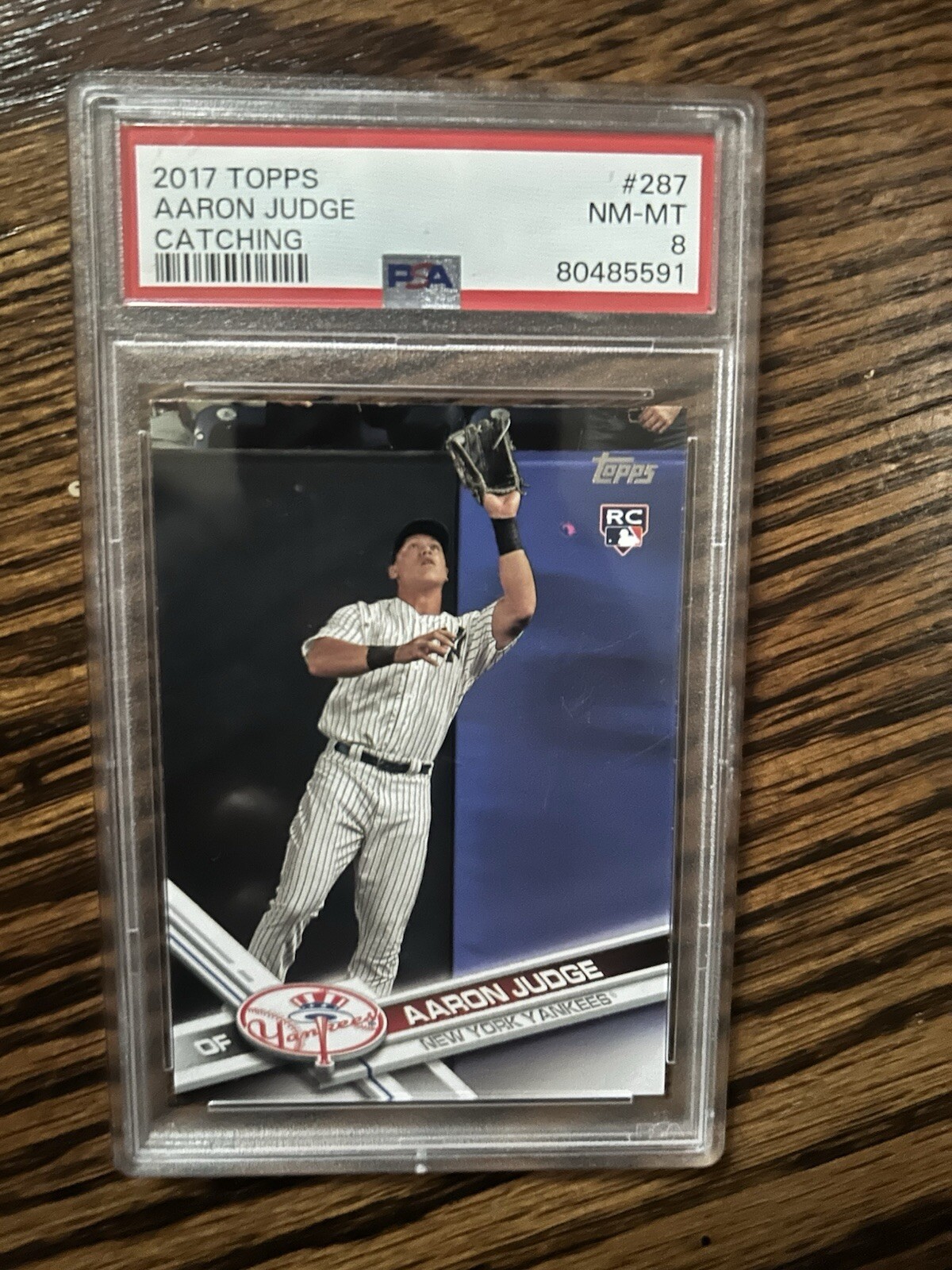 2017 Topps - Fielding #287 Aaron Judge (RC) | eBay