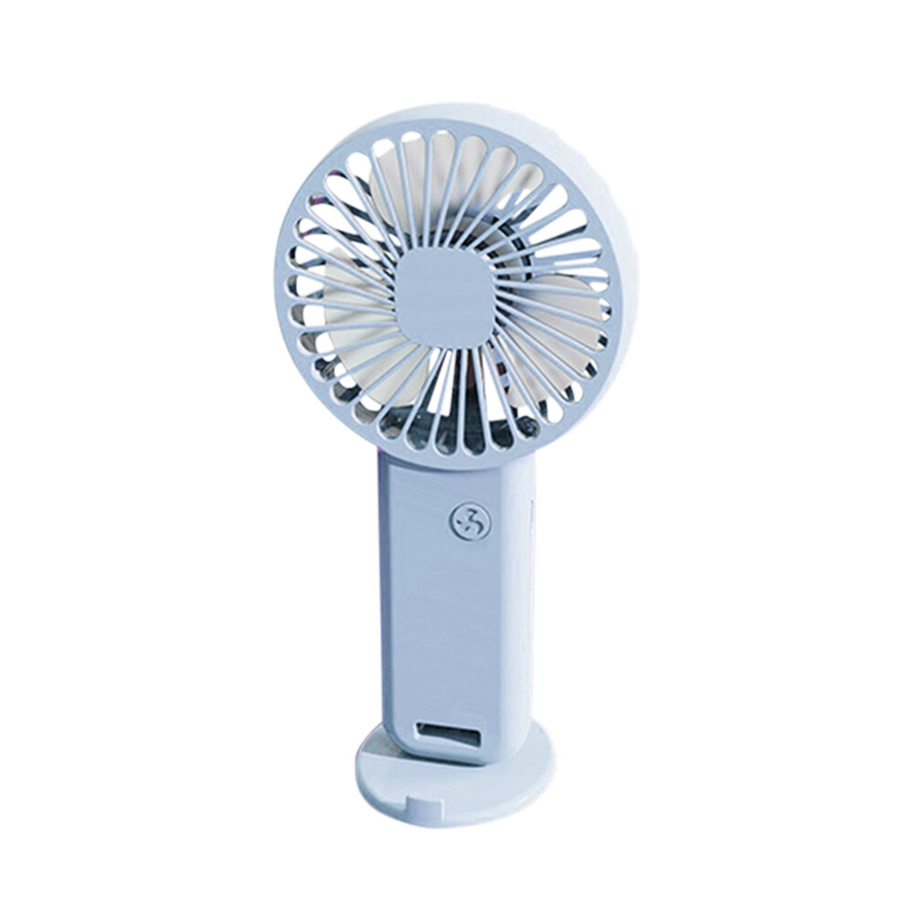 Mini Fan Handheld USB Charging Cooling 3 Speed Outdoor Small Fans (Blue ...