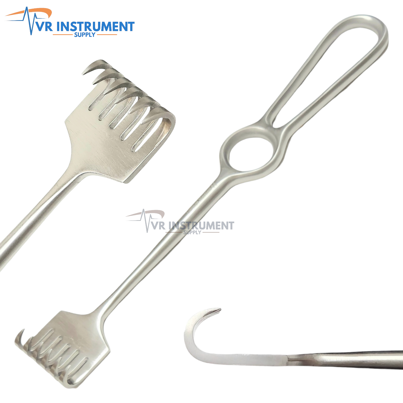 Volkman Retractor 8.5" Sharp 6 Prongs Surgical German Stainless Steel ...