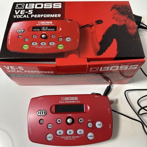 Boss Vocal Performer Ve-5 Vocal Effects Processor For Singing Streaming ...