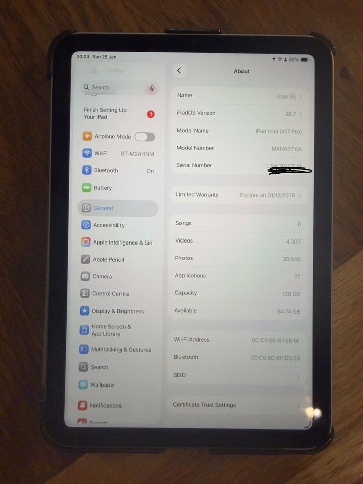 Apple iPad Mini 7th Generation A17 Pro 128GB Open Box NEW | eBay UK